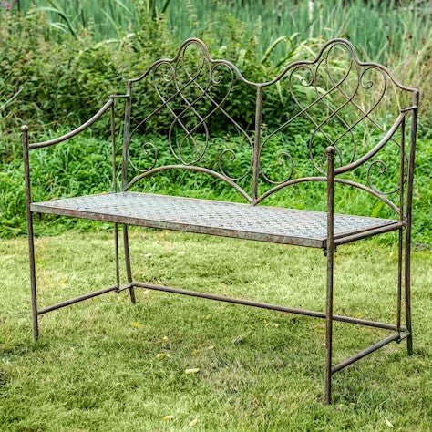 Ascalon - Avalon Bench with Rust finish – Frankton's