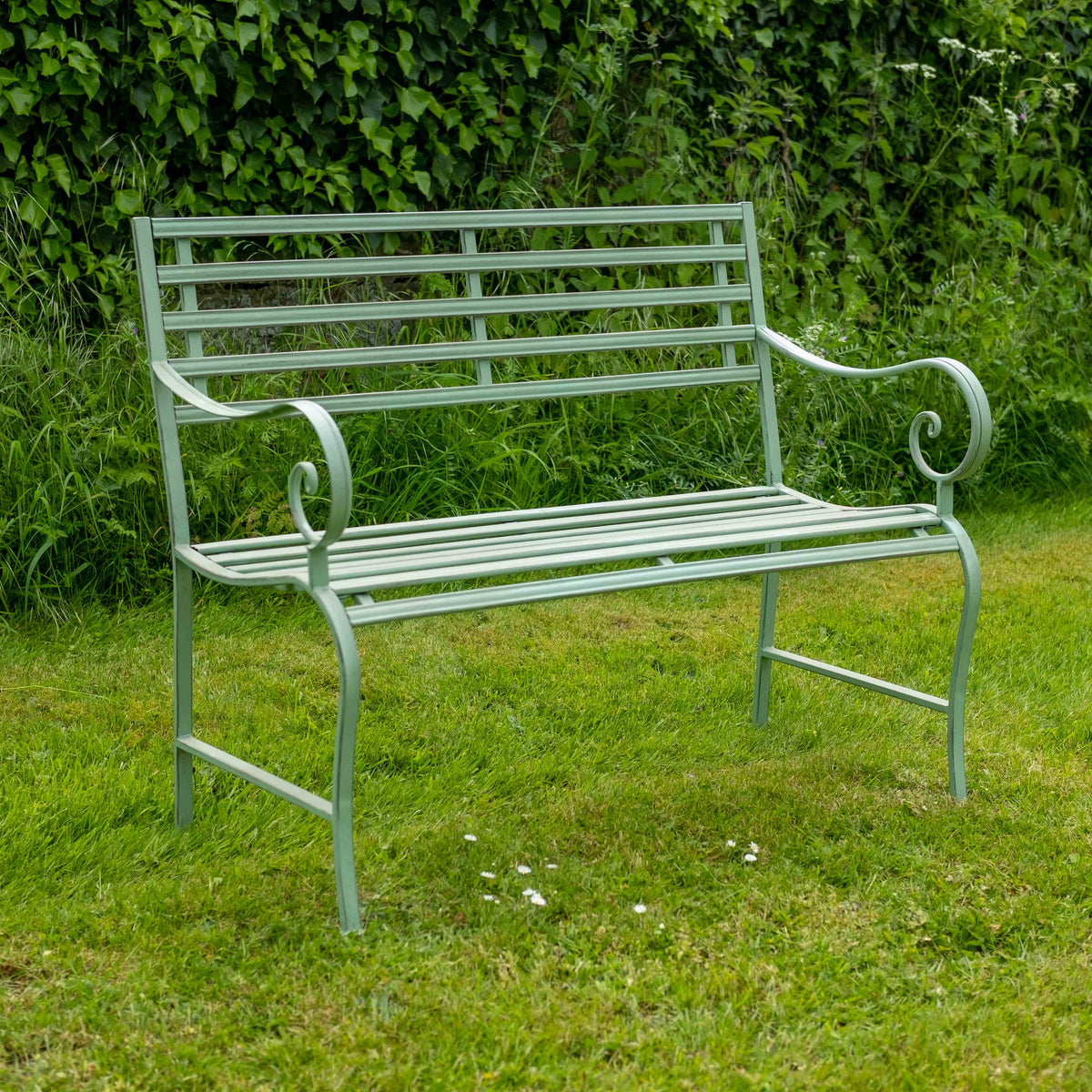 Ascalon - Slatted Bench - Green - Frankton's