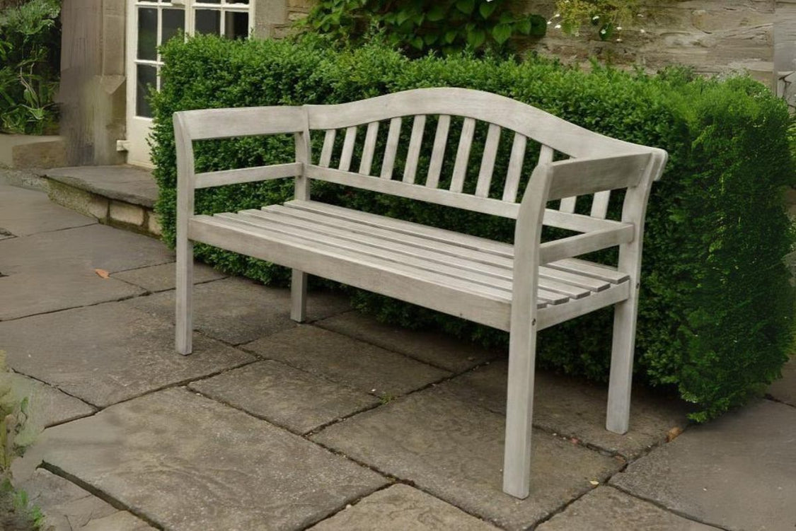 Dorset Queen Bench - Grey | Eucalyptus Outdoor Furniture – Frankton's