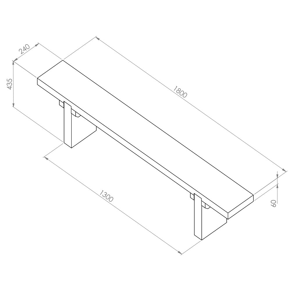 Zest Rebecca Bench - Frankton's