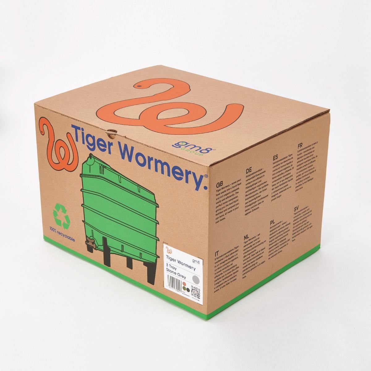 4-Tray Tiger Wormery - Kitchen Waste Composting - Frankton's